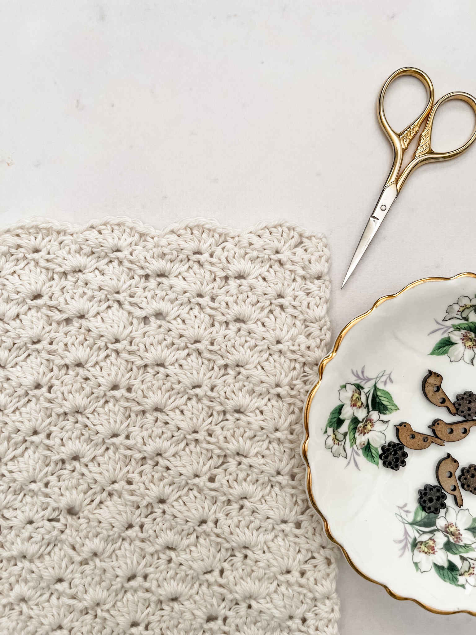 March Stitching - Shell Stitch – Adelaide Hills Yarn Co.