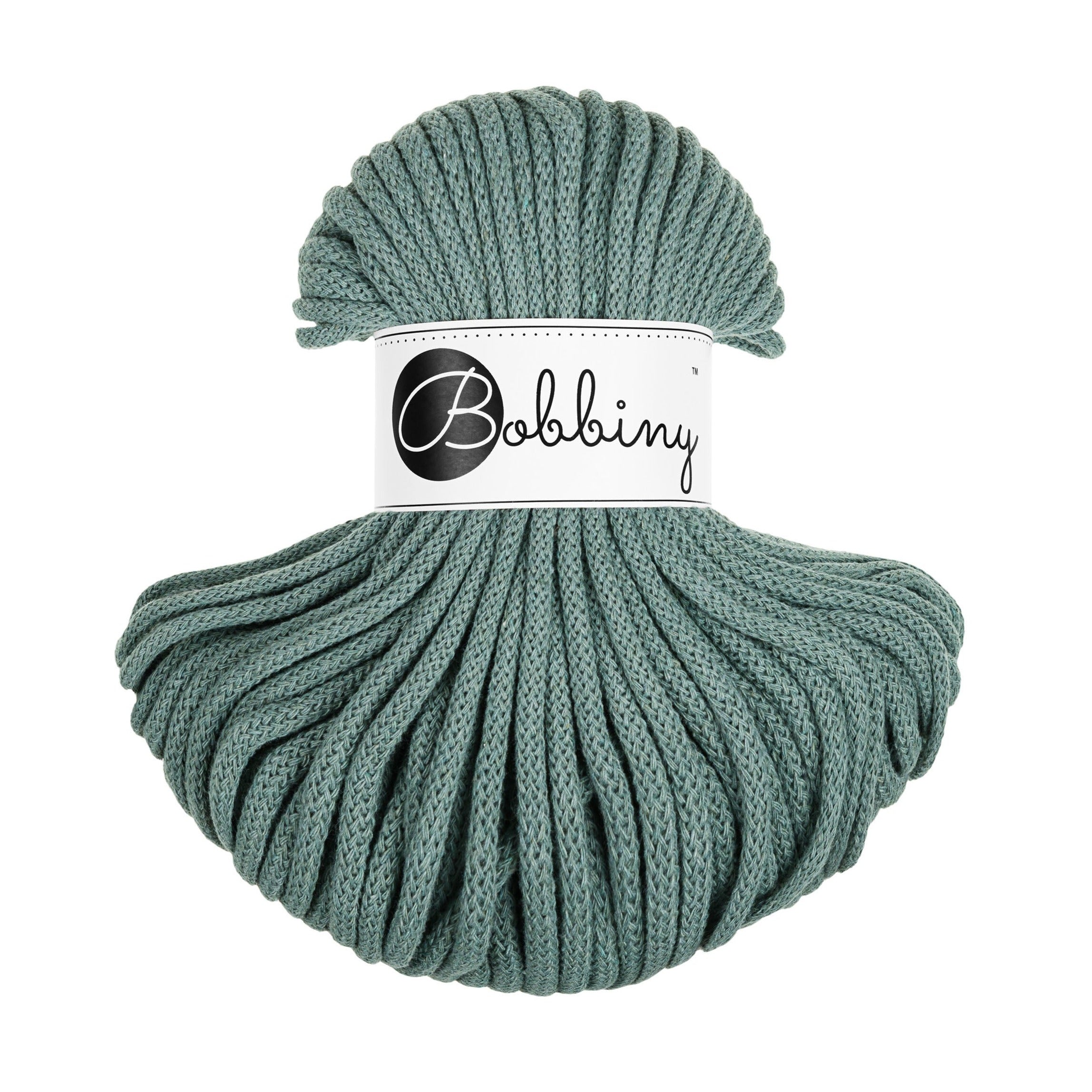 Bobbiny Braided Cords - Premium 5mm 50m - Laurel – Adelaide Hills Yarn Co.