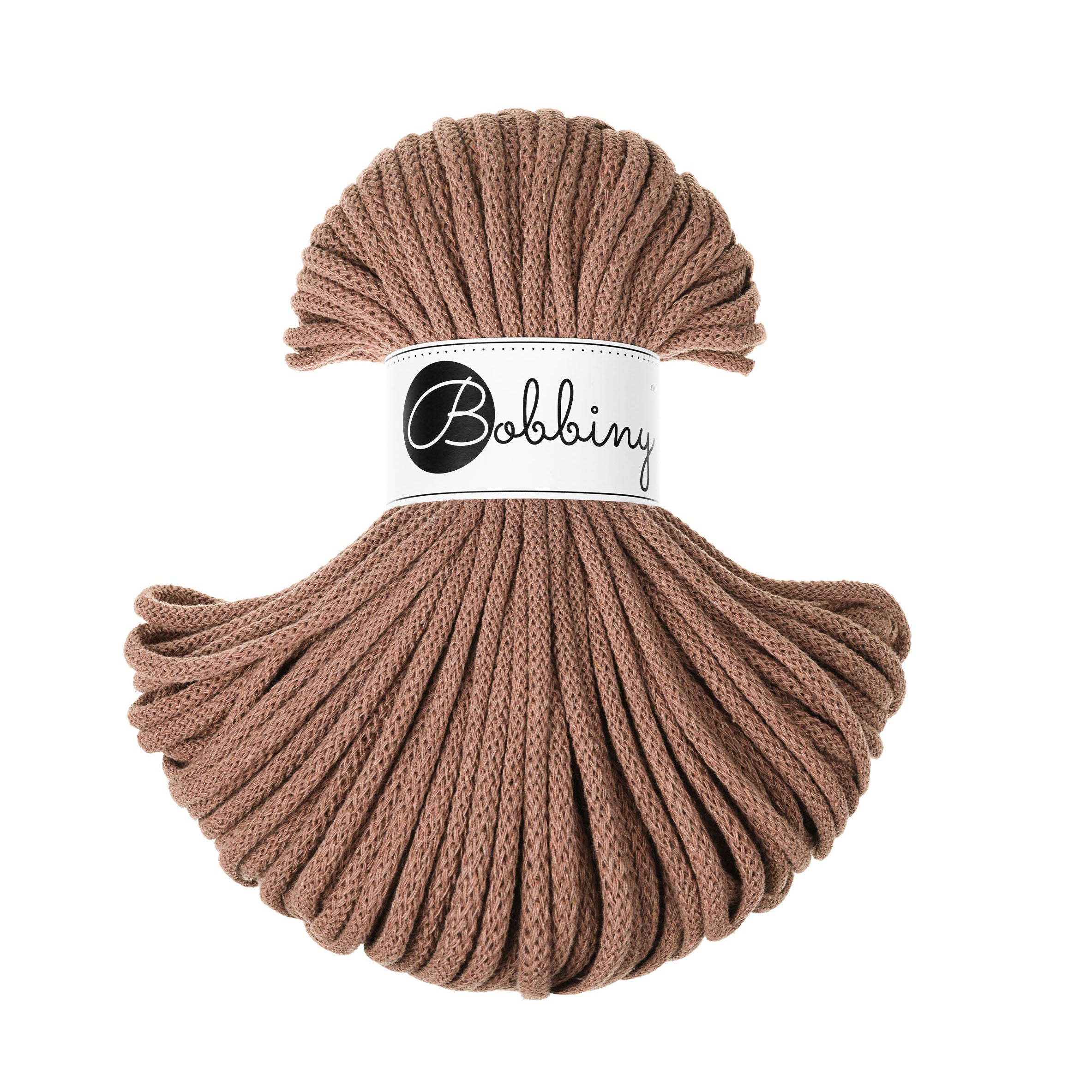 Bobbiny Braided Cords - Premium 5mm 50m - Mocha Mousse – Adelaide Hills ...