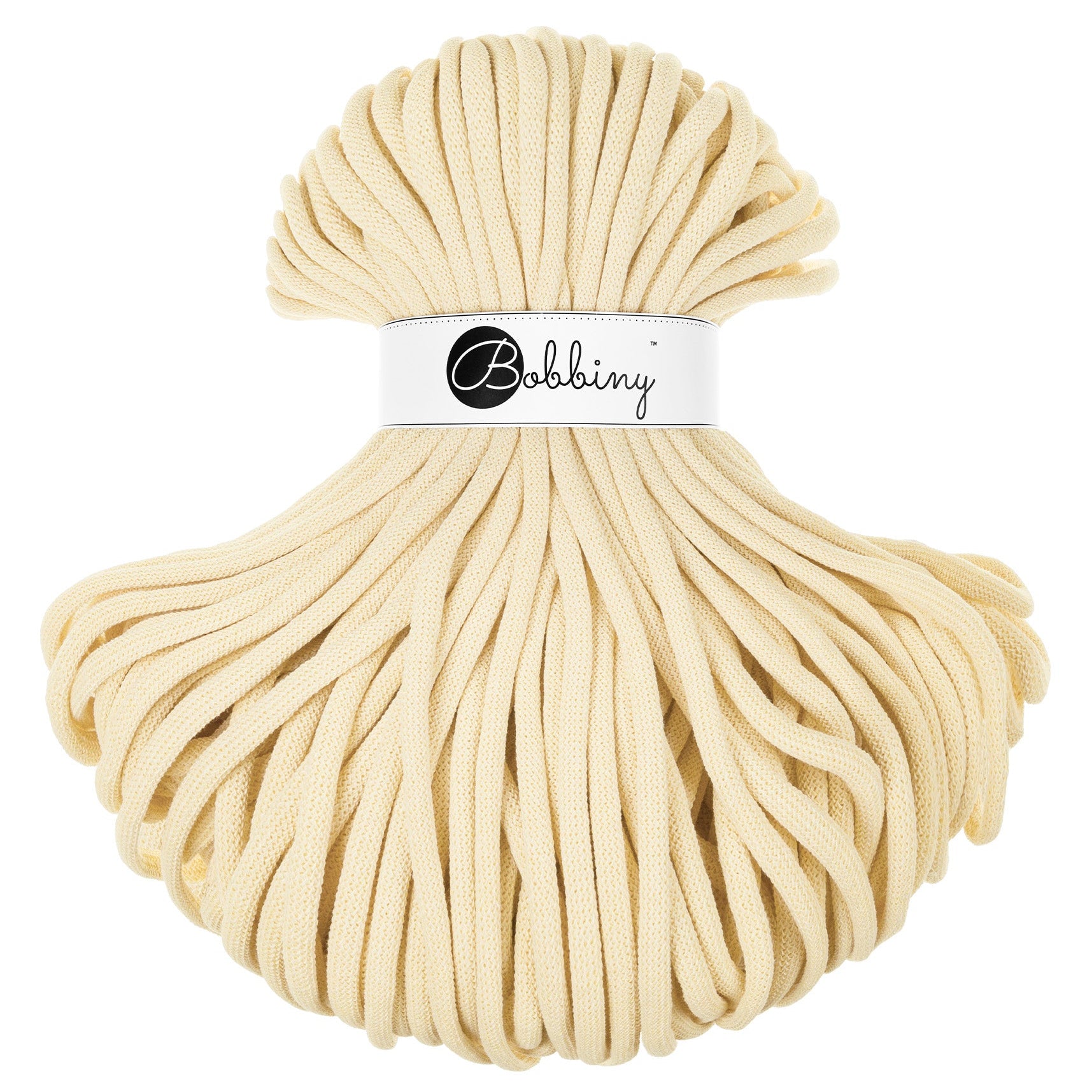 Bobbiny Braided Cords - Jumbo 9mm - Butter Yellow – Adelaide Hills Yarn Co.