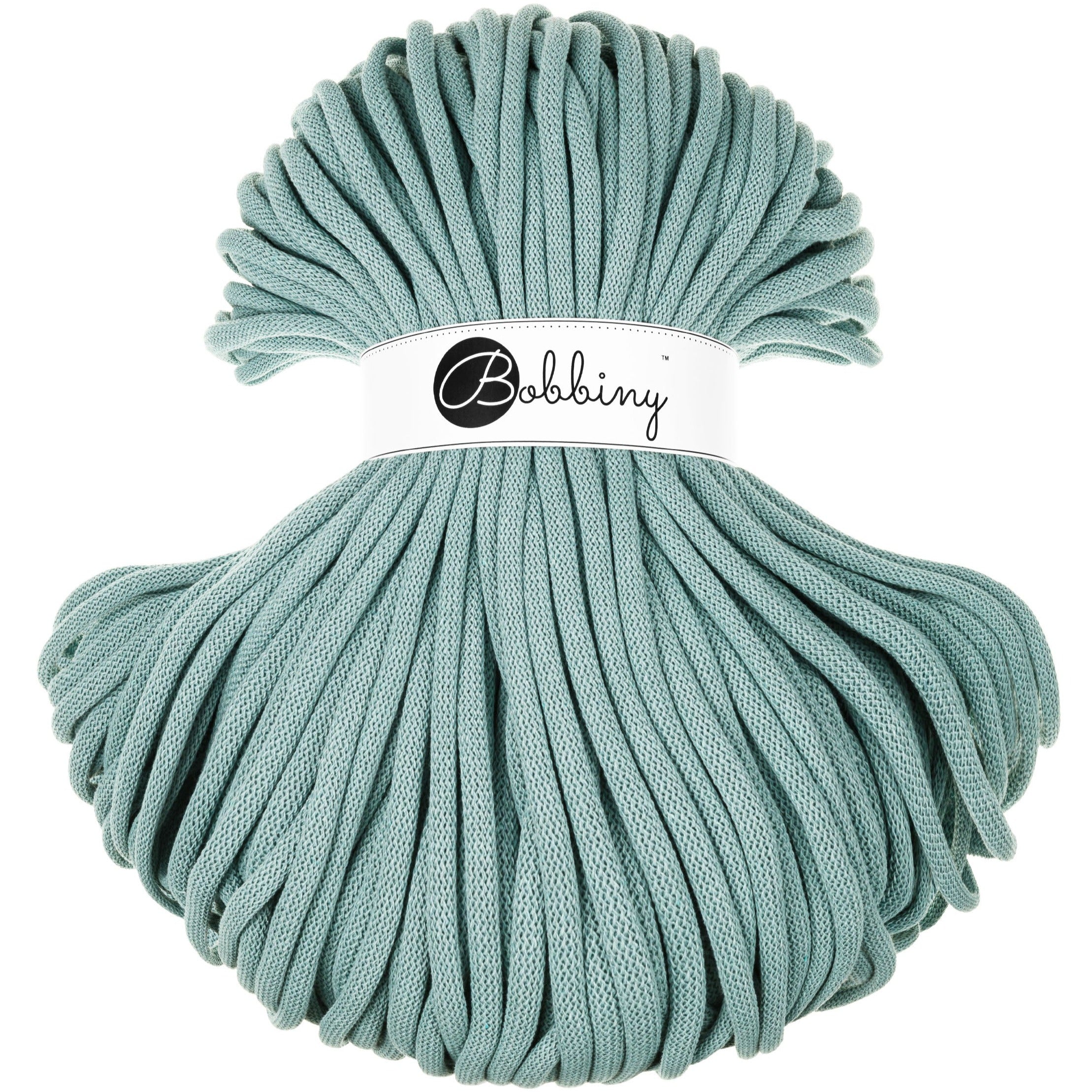 Bobbiny Braided Cords - Jumbo 9mm - Duck Egg Blue – Adelaide Hills Yarn Co.