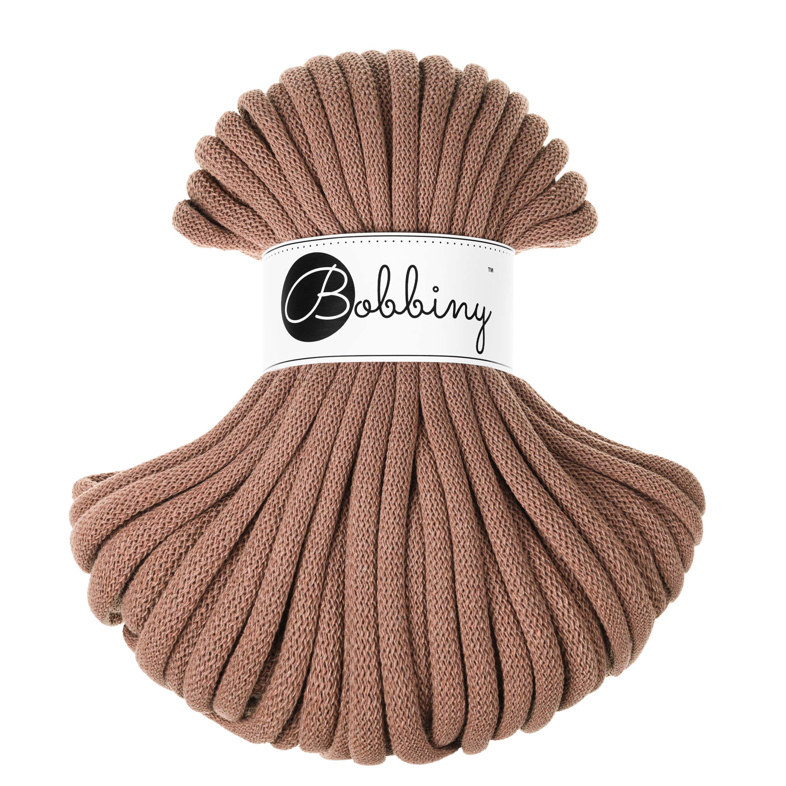 Bobbiny Braided Cords - Jumbo 9mm 30m - Mocha Mousse – Adelaide Hills ...
