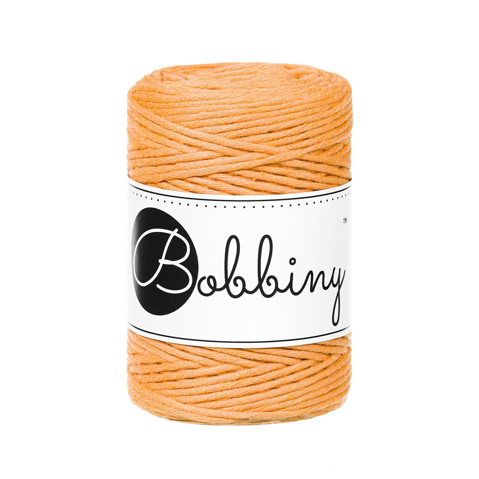 Bobbiny Single Twist Macrame Cord - Baby 1.5mm - Orange – Adelaide ...