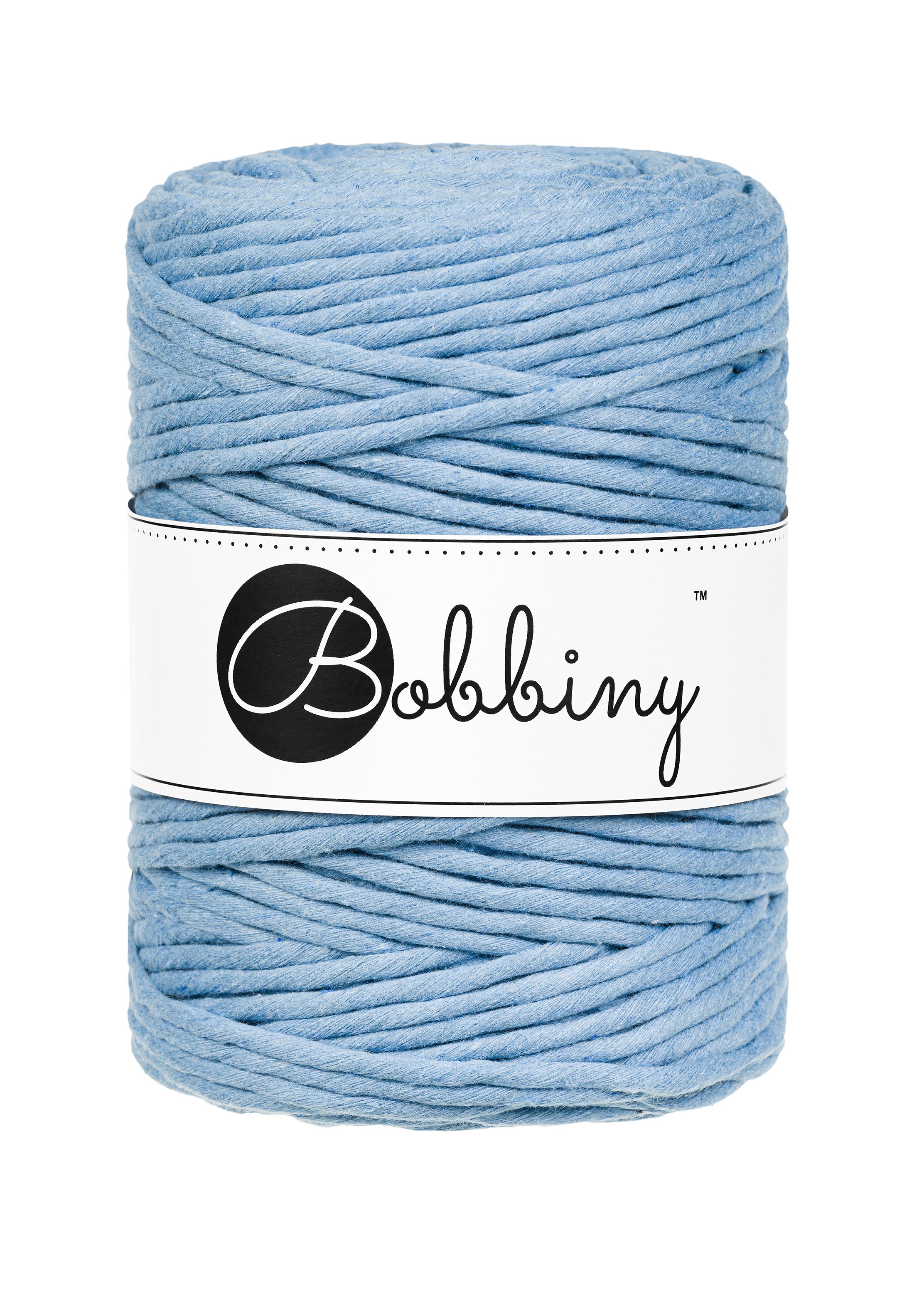 Bobbiny Single Twist Macrame Cord - Premium 5mm - Perfect Blue ...