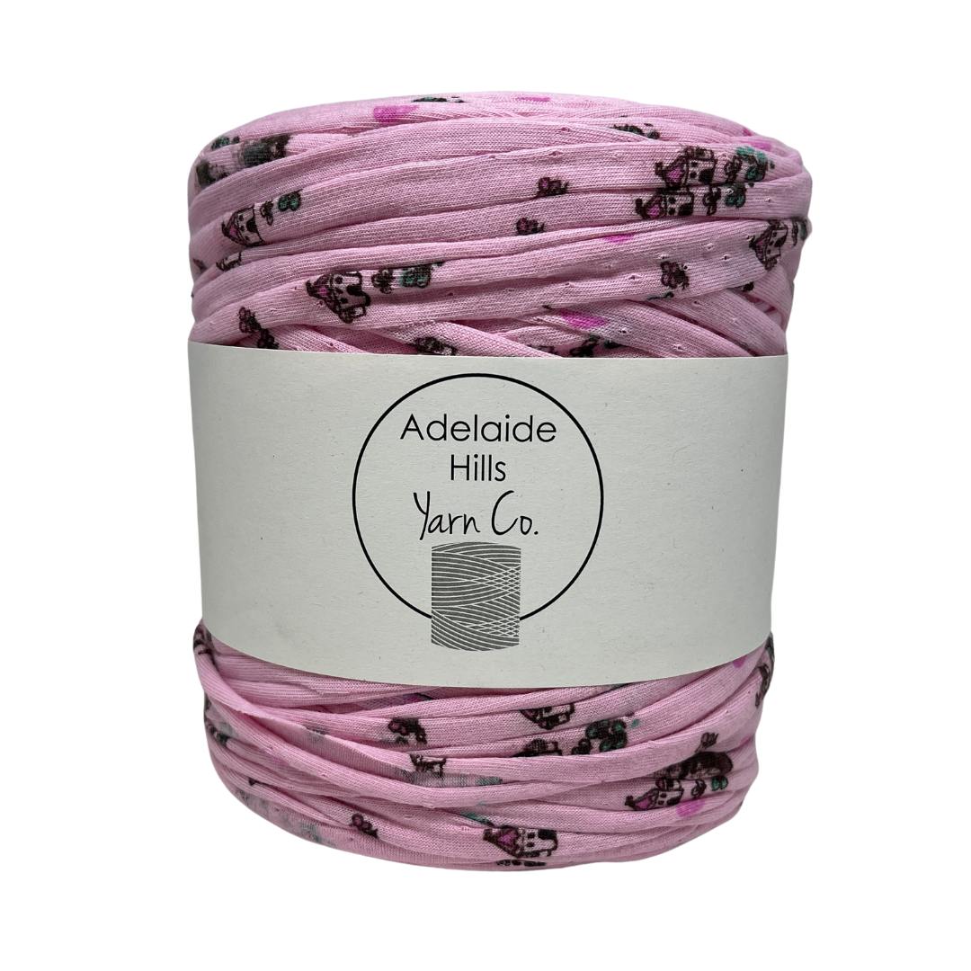 T-shirt Yarn PATTERNS Pink Cottages – Adelaide Hills Yarn Co.