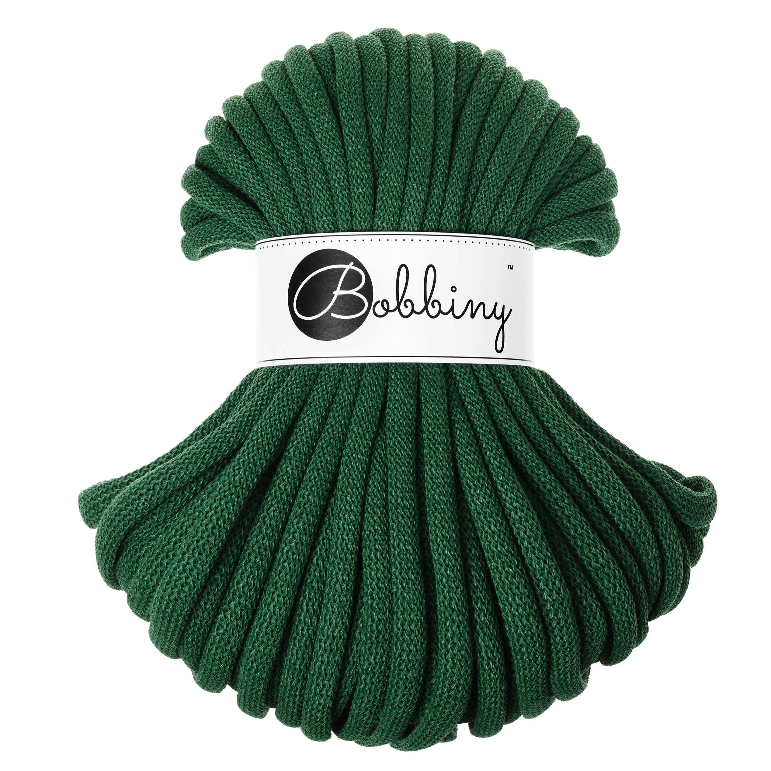 Bobbiny Braided Cords - Jumbo 9mm 30m - Pine – Adelaide Hills Yarn Co.