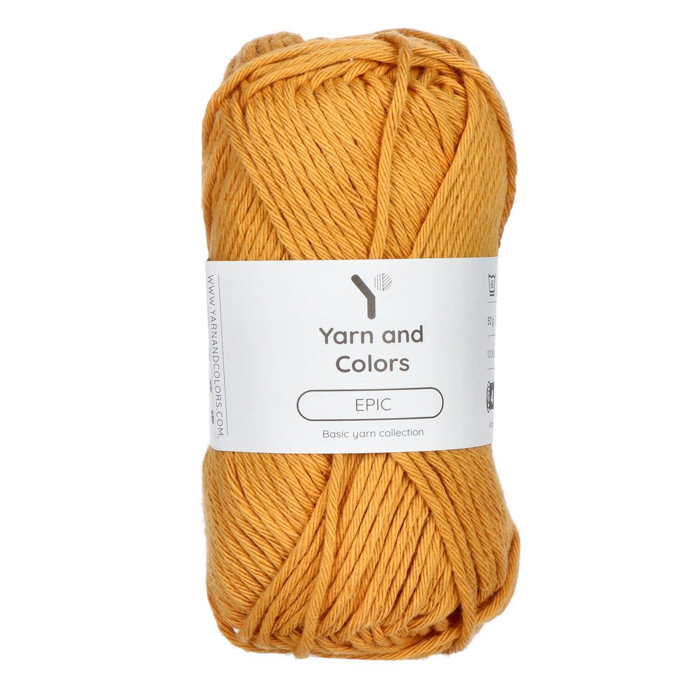 Yarn & Colors EPIC Cotton - Ocher – Adelaide Hills Yarn Co.