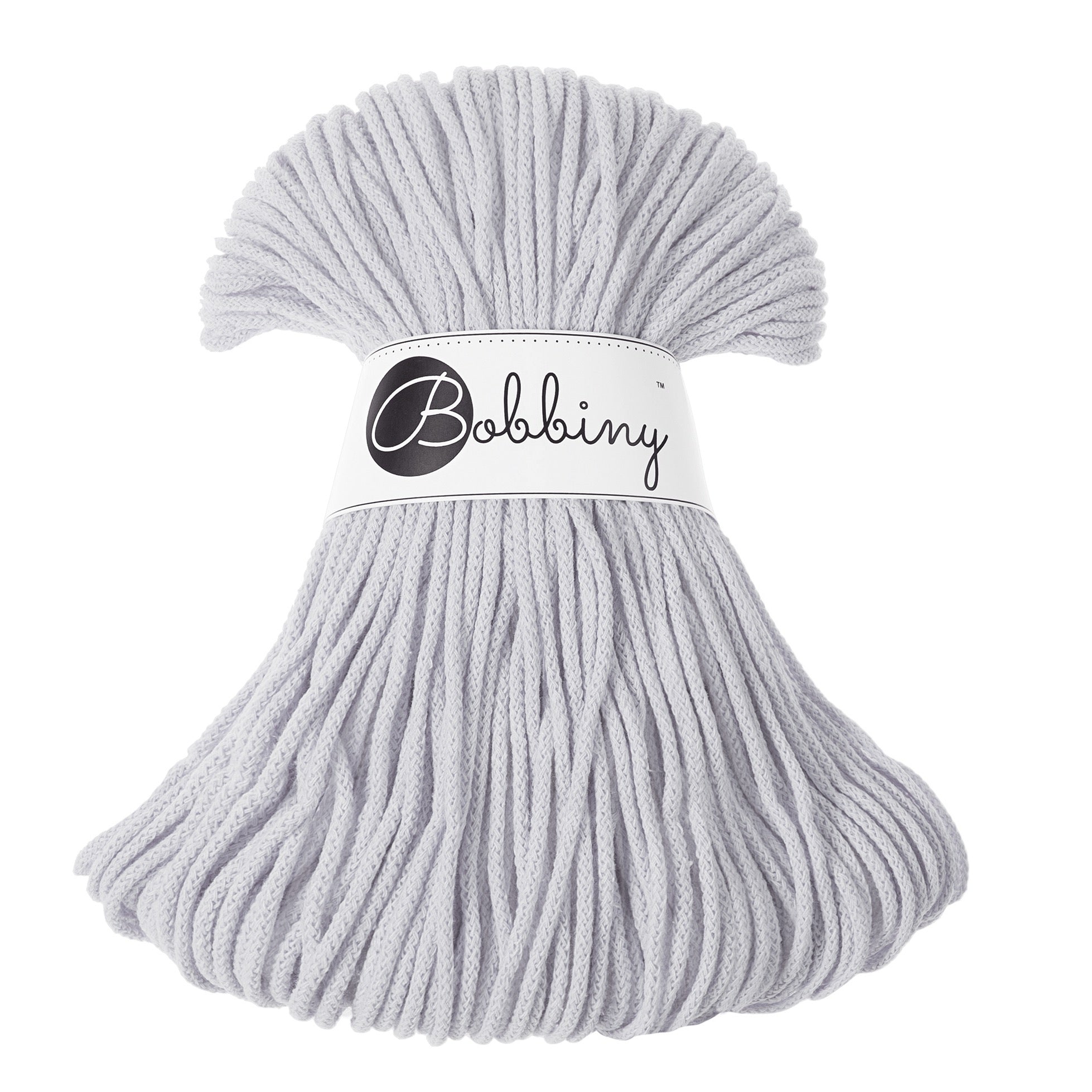Bobbiny Braided Cords - Junior 3mm - Light Grey – Adelaide Hills Yarn Co.
