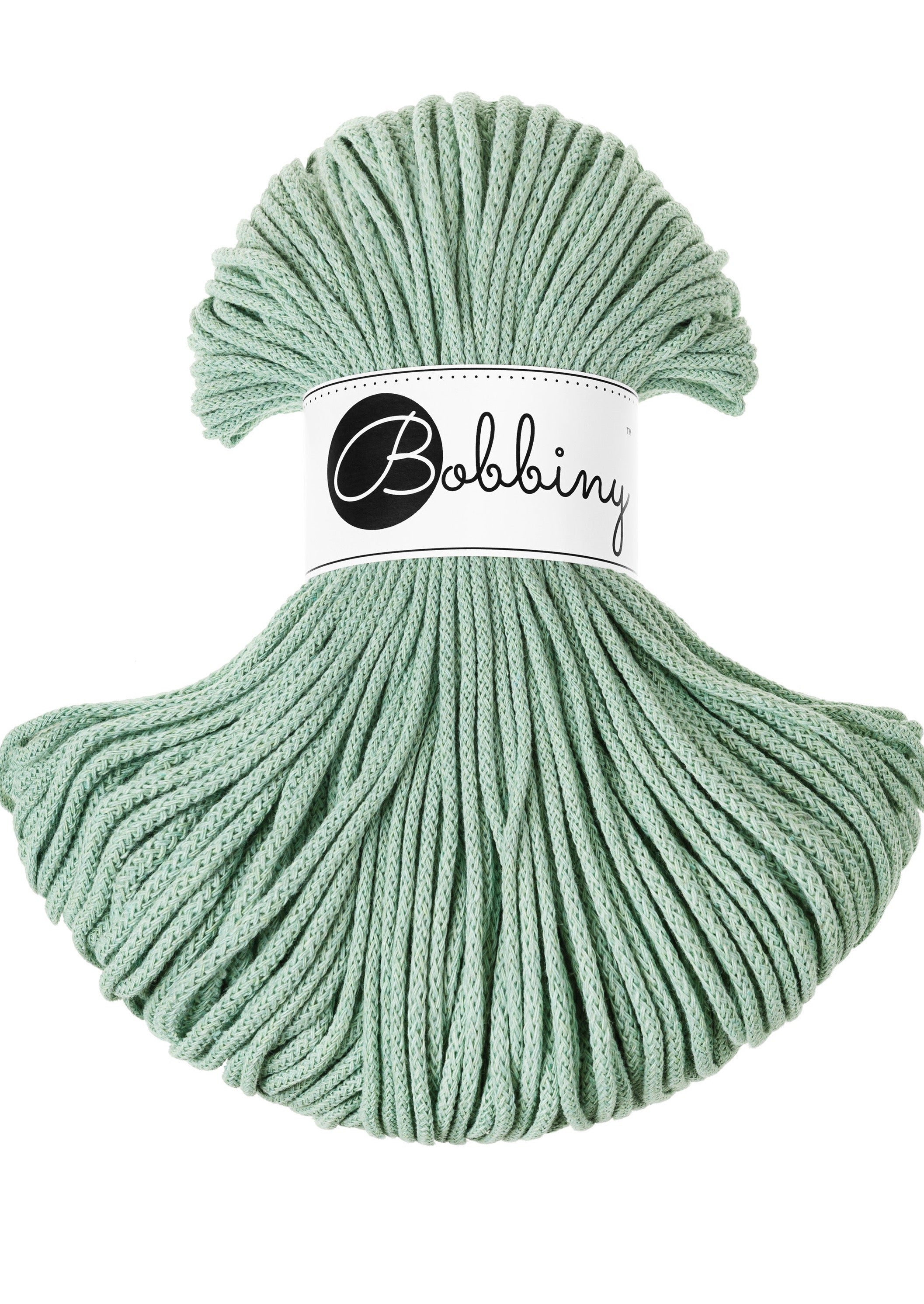 Bobbiny Braided Cords - Junior 3mm - Aloe – Adelaide Hills Yarn Co.