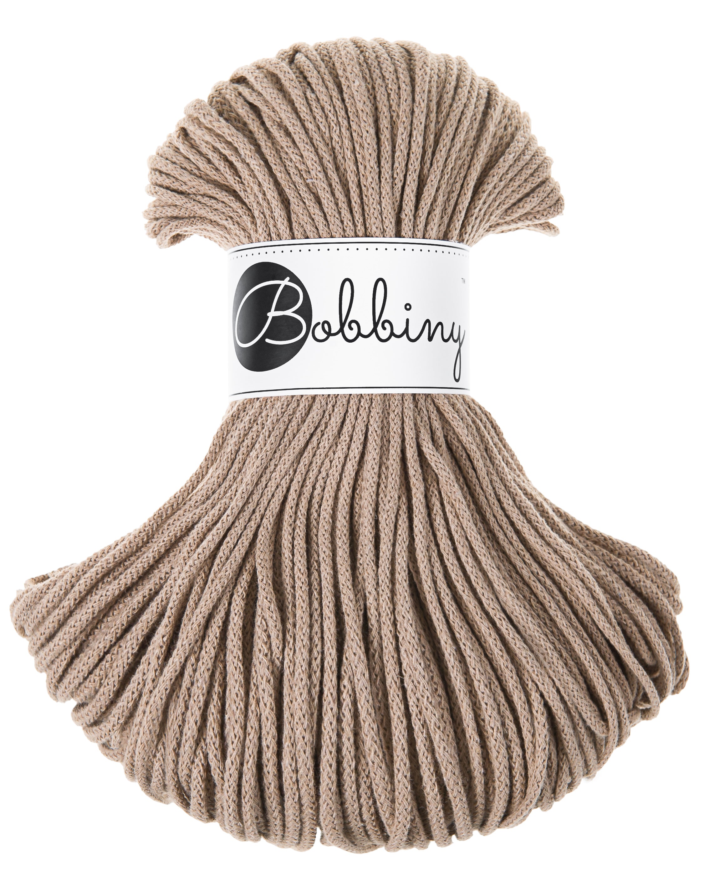 Bobbiny Braided Cords - Junior 3mm - Sand – Adelaide Hills Yarn Co.