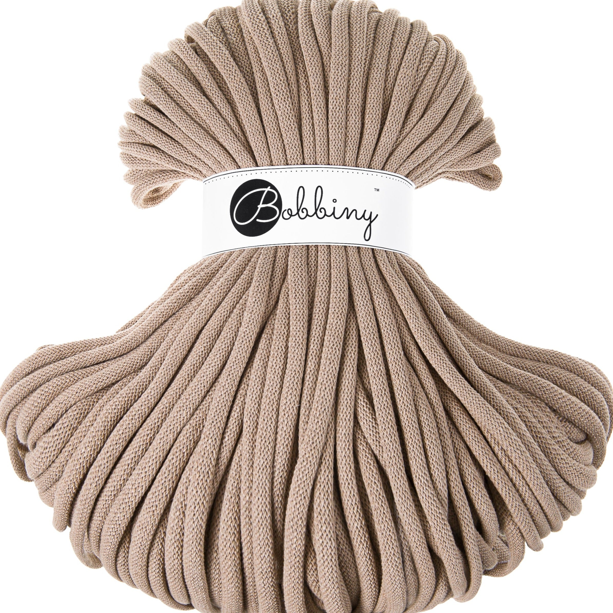 Bobbiny Braided Cords - Jumbo 9mm - Sand – Adelaide Hills Yarn Co.