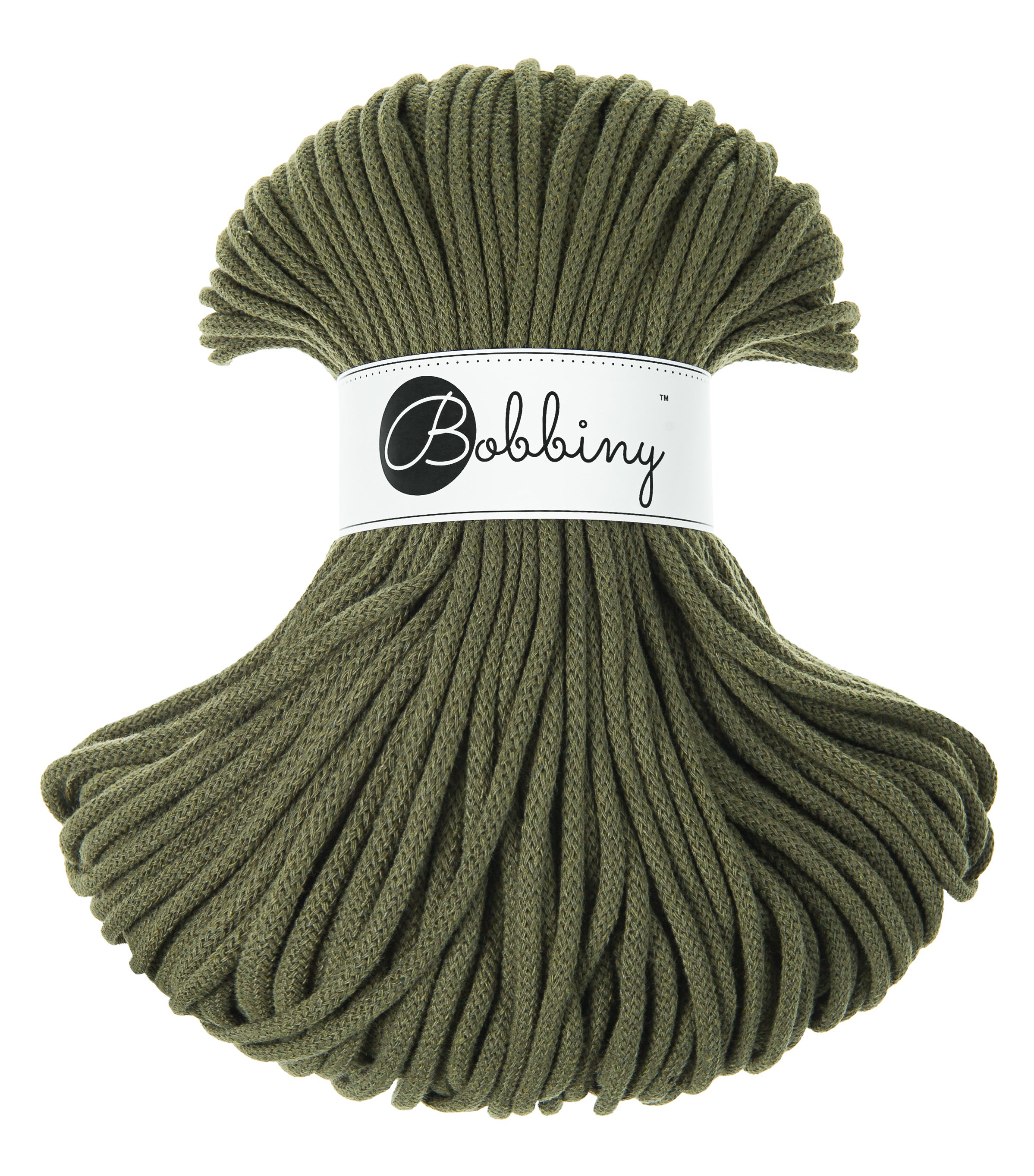 Bobbiny Braided Cords - Premium 5mm - Avocado – Adelaide Hills Yarn Co.