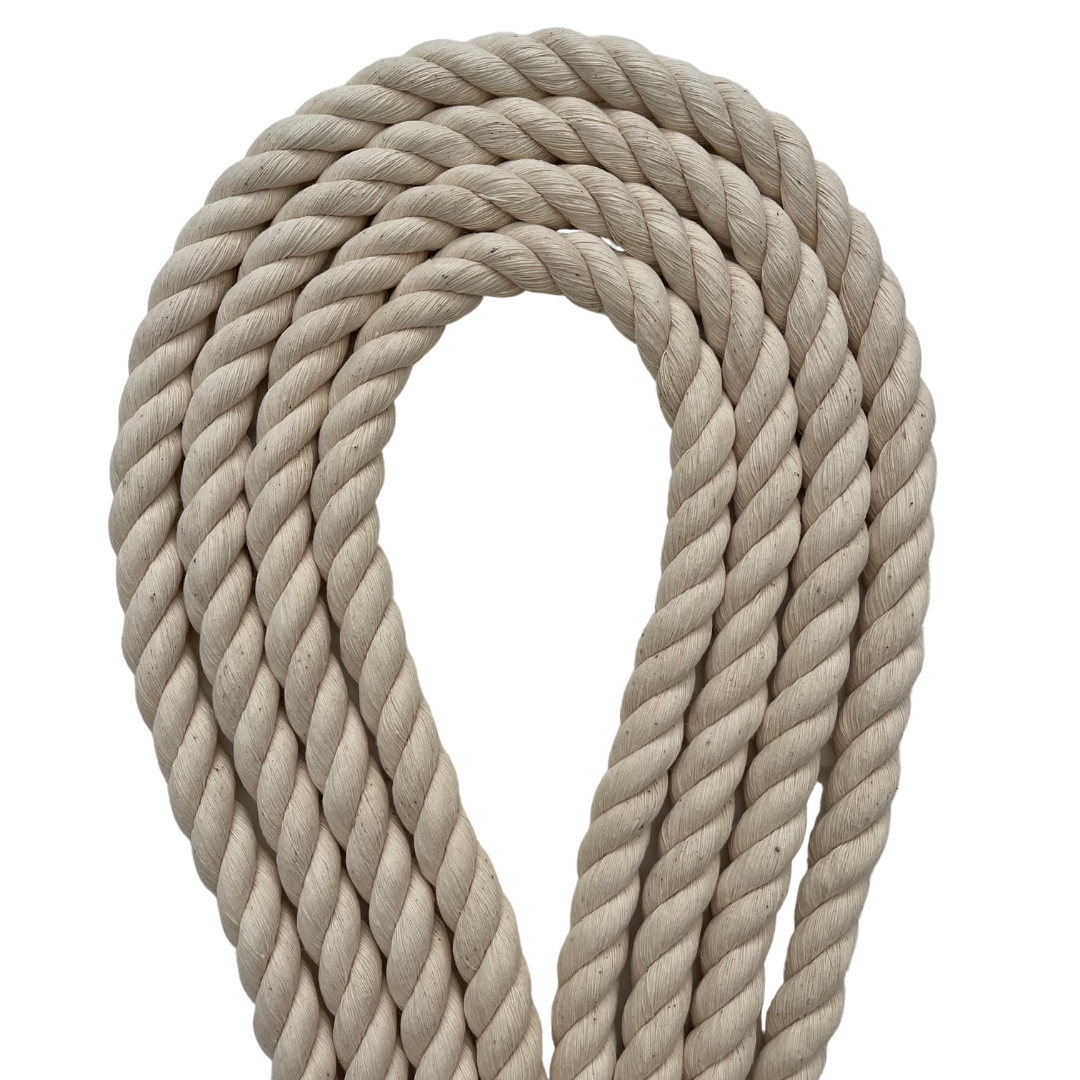 Macrame 3ply Cotton Rope Natural 16mm – Adelaide Hills Yarn Co.