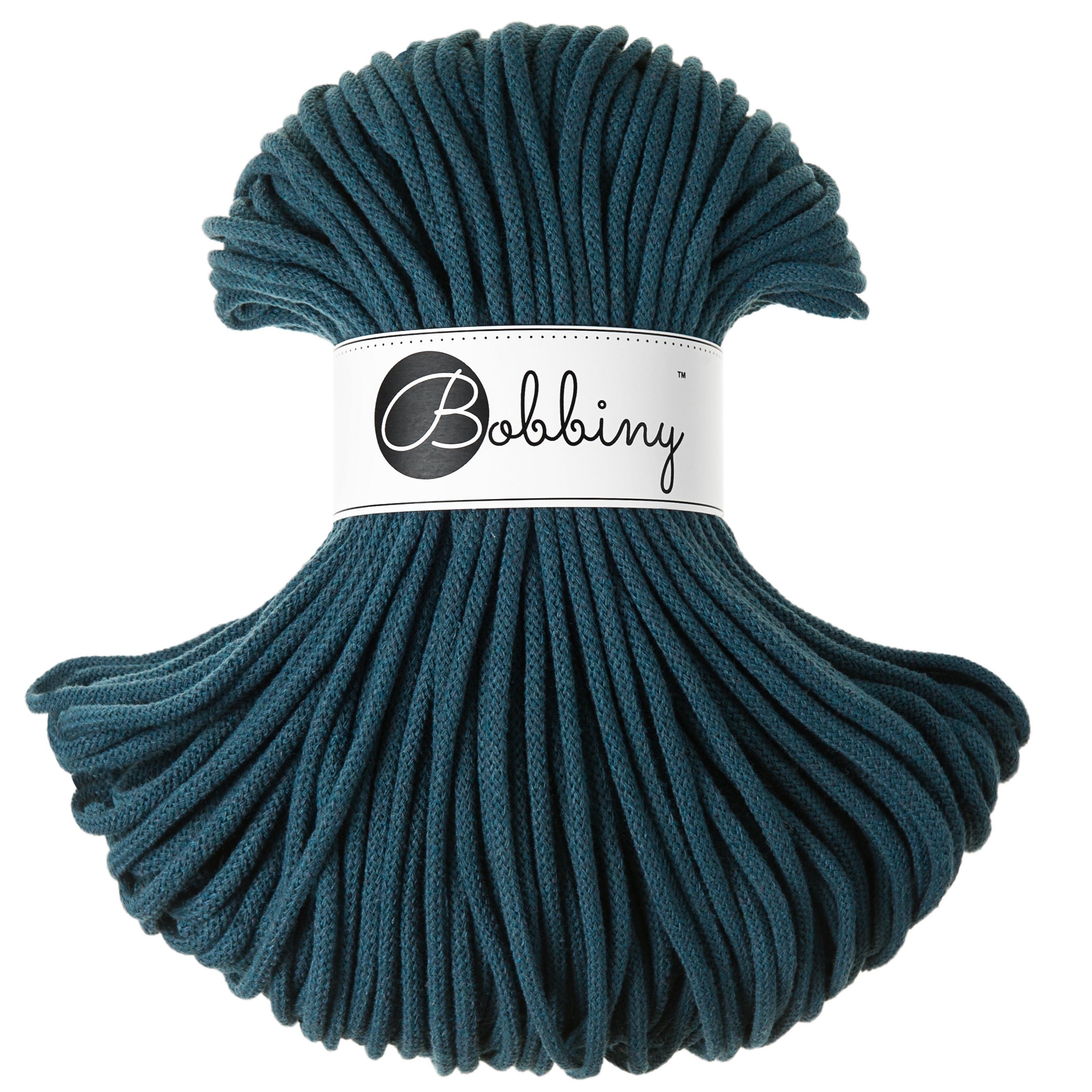 Bobbiny Braided Cords - Premium 5mm - Peacock Blue – Adelaide Hills ...