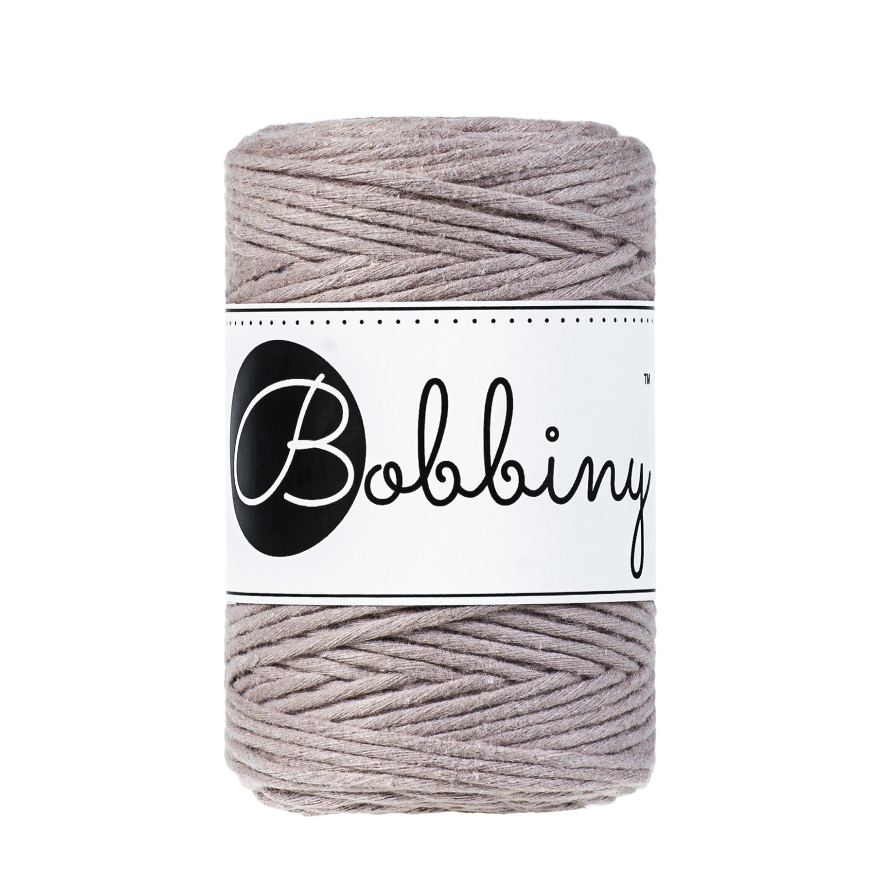 Bobbiny Single Twist Macrame Cord - Baby 1.5mm - Pearl – Adelaide Hills ...