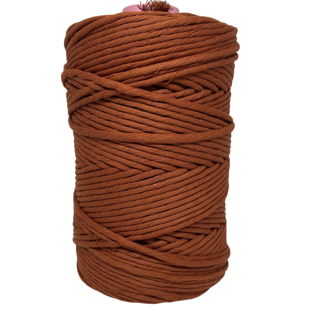Recycled Cotton Soft Macrame String 5mm - Saffron – Adelaide Hills Yarn Co.