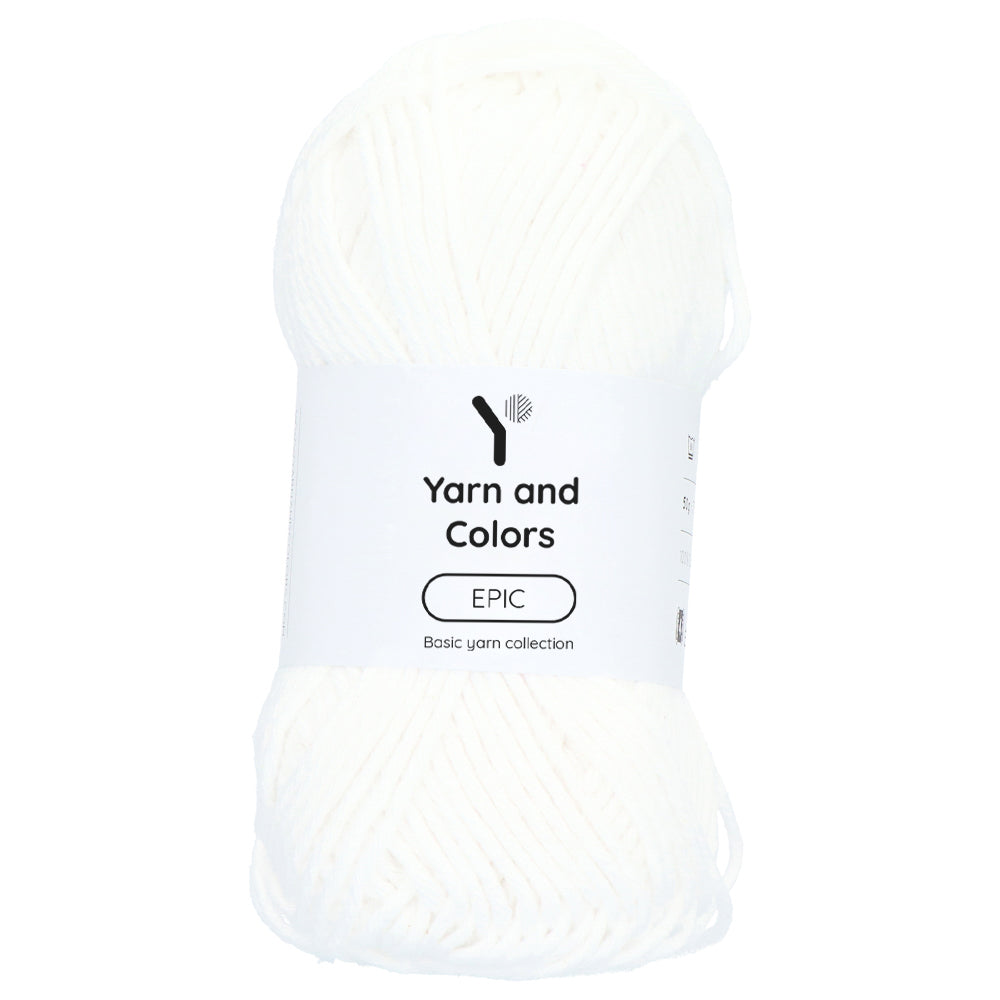 Yarn & Colors EPIC Cotton - White – Adelaide Hills Yarn Co.