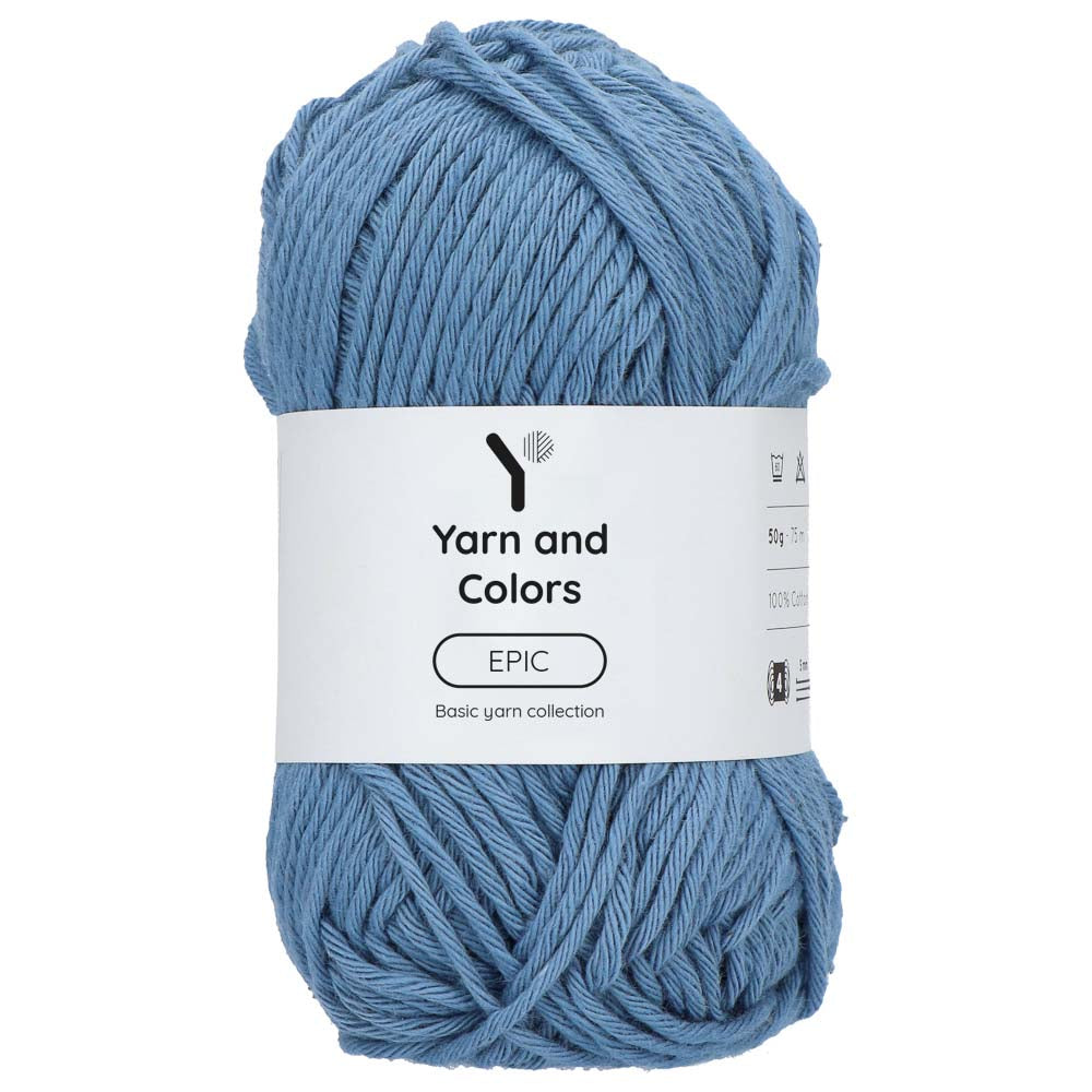 Yarn & Colors EPIC Cotton - Denim – Adelaide Hills Yarn Co.
