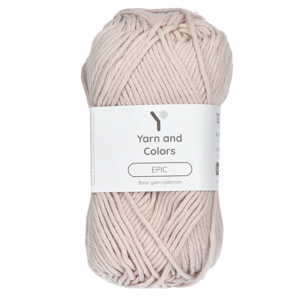 Yarn & Colors EPIC Cotton - Oatmeal – Adelaide Hills Yarn Co.